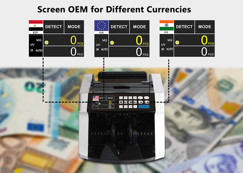Universal Bill Counter with External Display | ChuanWei